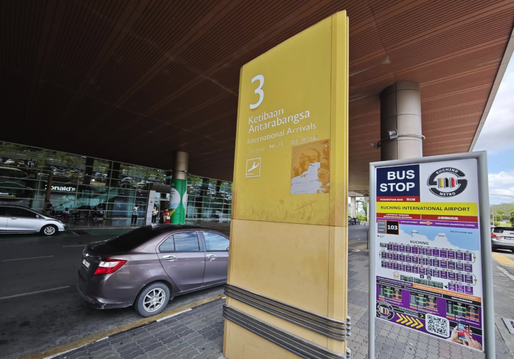 Ini Panduan Naik Bas Percuma Dari Airport Kuching ke Pusat Bandar