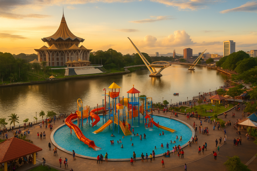 Pusat Seni Bertaraf Dunia dan Water Park Bakal Dibina di Sarawak