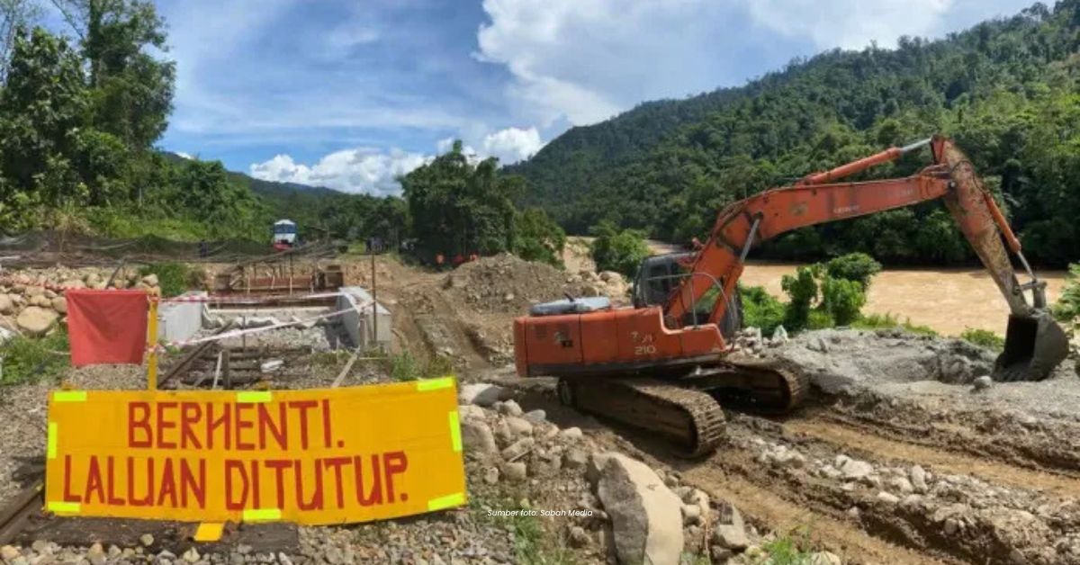 Jambatan Keretapi Tenom-Beaufort Dijangka Dibuka Semula Ogos 2025