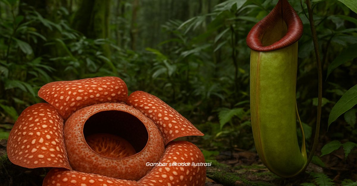Kenali Khazanah Flora Unik Borneo, Dari Rafflesia Hingga Periuk Kera