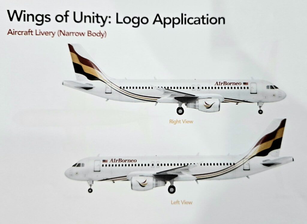 AirBorneo Akhirnya Umum Logo Rasmi Yang Bernama Wings of Unity